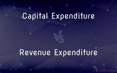 Capital Expenditure Vs Revenue Expenditure Whats The Difference