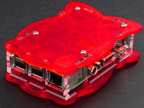 Laser Cut Raspberry B2 3 Acrylic Case Template Vector File Vectors File