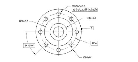 Understanding Gdandt In Engineering Drawings Center Plane Datum And Zero Basic Dimension