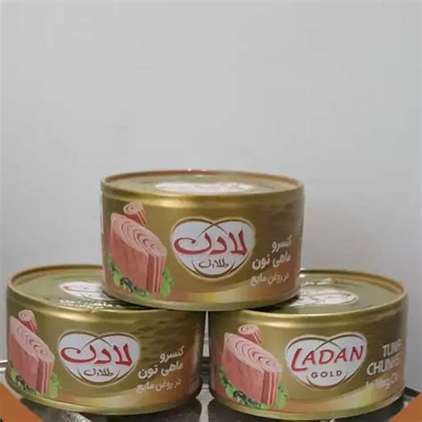 خرید و قیمت کنسرو ماهی تون در روغن مایع لادن طلایی 180 گرمی از غرفه فروشگاه آنلاین بهداشتی و