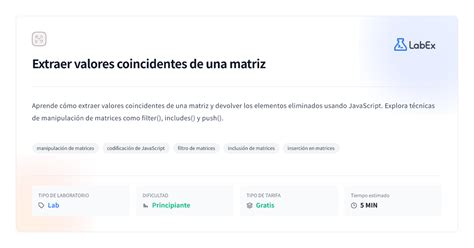 Manipulación De Matrices Tutorial De Codificación De Javascript Labex