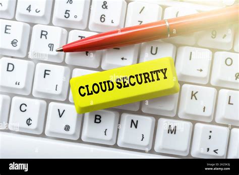 Text Showing Inspiration Cloud Security Business Showcase Protect The