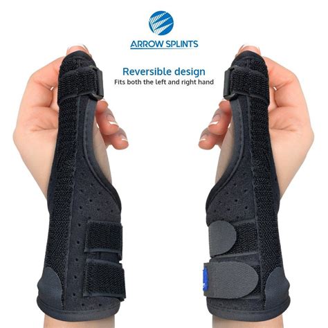 Arrow Splints Thumb Brace For Arthritis Trigger Thumb Carpal Tunnel Reversible Thumb Spica