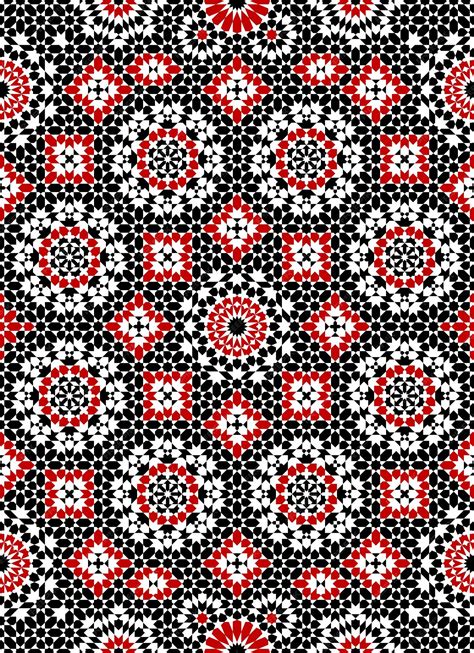 Premium Vector Seamless Color Geometric Pattern In Arabic Style Zellij