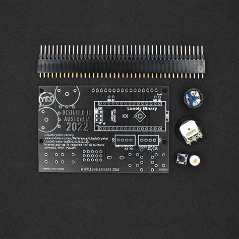 Diy Lcd 1602 Keypad Shield For Nano Lonely Binary