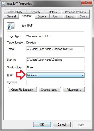 Trying To Run A Bat File As A Hidden Window Windows Forums