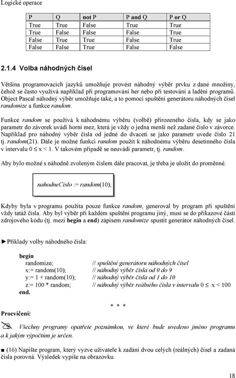 Programování Delphi 7 Object Pascal PDF Stažení zdarma