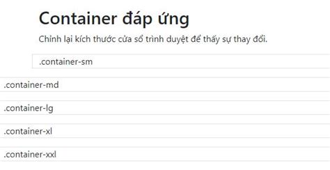 Bài 2 Tìm Hiểu Về Container Trong Bootstrap 5 Chia SẺ KiẾn ThỨc