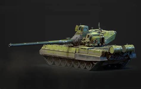 Wallpaper USSR, Main battle tank, Alexander Yartsev, Experienced tank ...