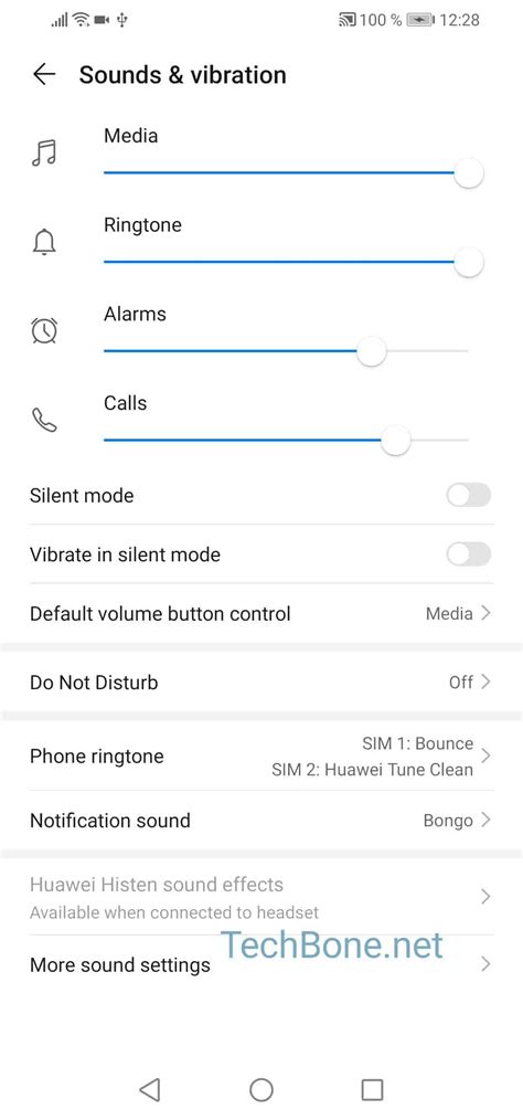 How To Enable Or Disable Touchscreen Sounds Huawei Manual TechBone