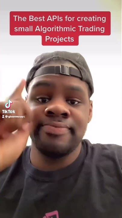 Algorithmic Trading With Python Part 2 Apis Youtube