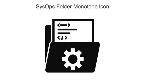 sysops folder monotone icon in powerpoint pptx png and editable eps