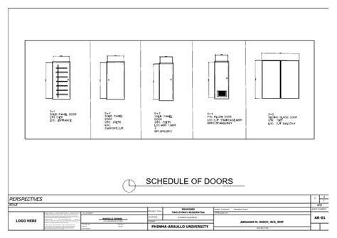 Schedule Of Door Download Free Pdf Civil Law Common Law Document