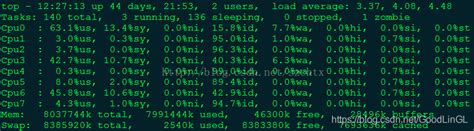 linux查看服务器负载和资源占用情况，以及性能监控 linux 资源占用过高排查方法 csdn博客