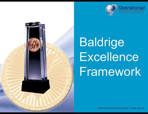 Overview Of Baldrige Excellence Framework Ppt Slide Deck Operational Excellence Framework