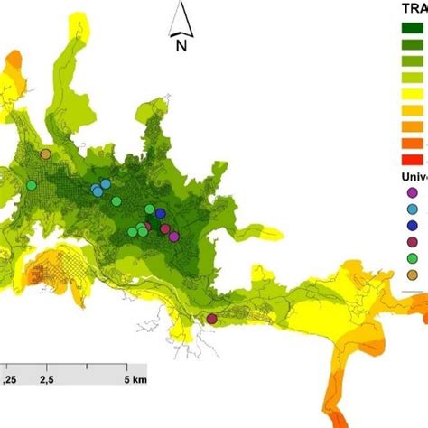 Isochrones Curves Of Integral Accessibility Global Analysis Of Higher Download Scientific