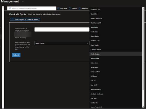 Unable To Create Azure App Services Plan And Web App In Germany West