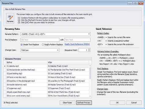 Entitle Bulk File Renamer Free Download Entitle Bulk File Renamer 13