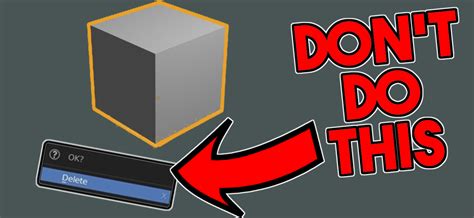 Ways How To Delete The Default Cube Without X And Delete Totally Not A Useless Tutorial