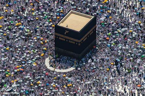 مصور سعودى يلتقط صورا لحجاج بيت الله الحرام من الفضاء اليوم السابع