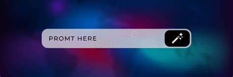 Ai Text Input Bar With Magic Wand Icon For Enhanced User Interaction