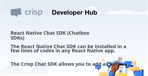React Native Chat Sdk Chatbox Sdks