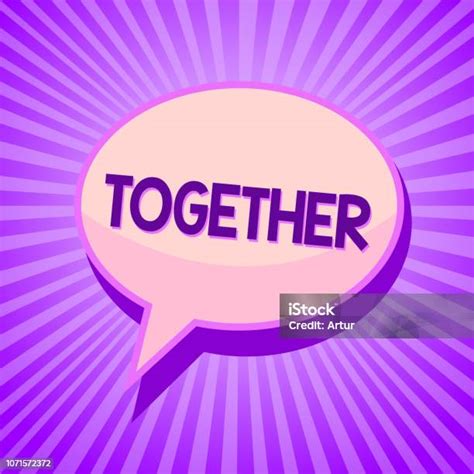 개념적 손을 보여주는 함께 작성입니다 근접 연합 또는 콜 리와 다른 사람 또는 것 연설 거품 아이디어 알림 자주색 그림자 중요 한 의도에서 비즈니스 사진 텍스트입니다 고가