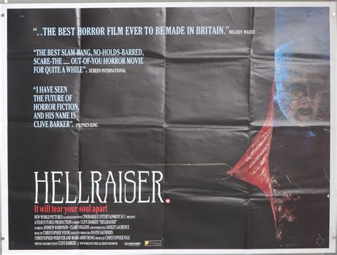 Hellraiser Original Movie Poster Uk Quad 40x30 Simondwyer A Fast