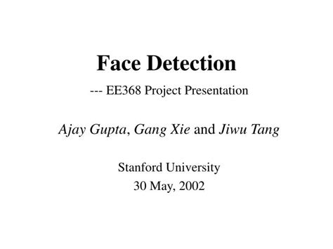 PPT Face Detection PowerPoint Presentation Free Download ID 5129951