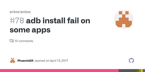 Adb Install Fail On Some Apps Issue 78 Anbox Anbox GitHub