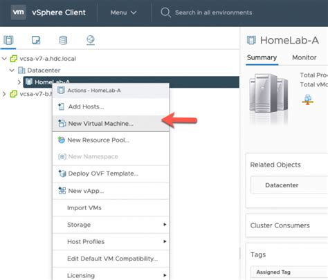 Deploy Vmware Vm With Customized Specifications Hybrid Data Center