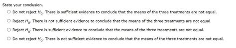 Solved Test For Any Significant Difference Between The Mean Chegg