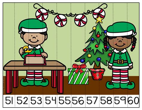Christmas Number Sequencing Puzzles 1 120 Made By Teachers