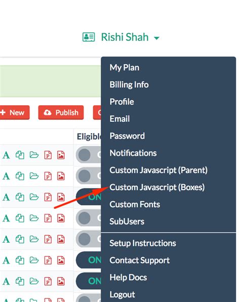How To Add Custom Javascript To A Specific Lightbox Digioh Help