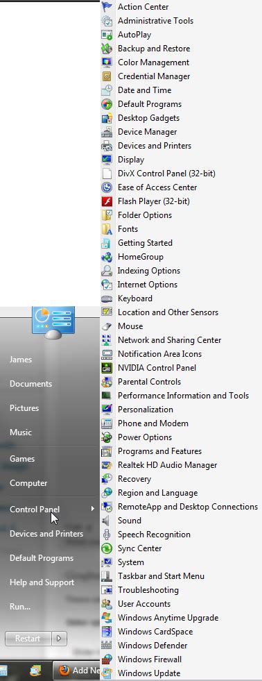 how to add expanded view to start menu items in win 7 daves computer