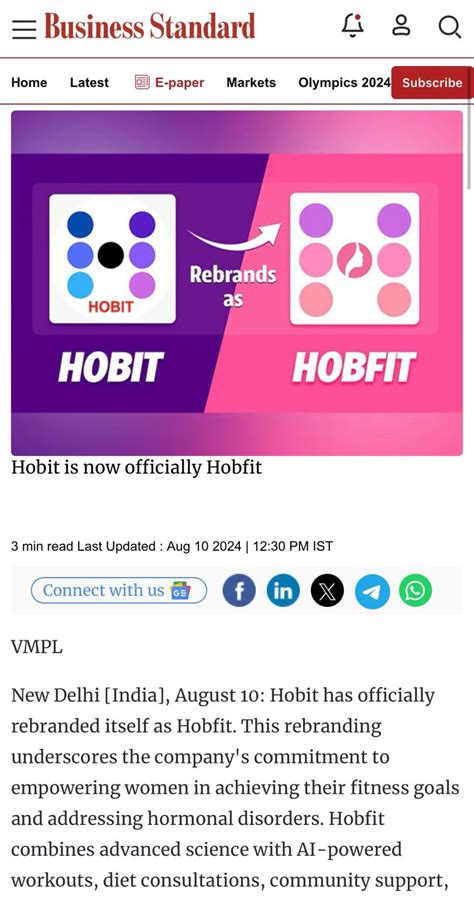 Lakshay Rohilla On Linkedin Super Excited Excited To Share That Hobit Is Transforming Into