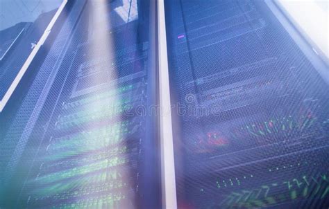 Big Data And Information Technology Concept Supercomputer Data Center