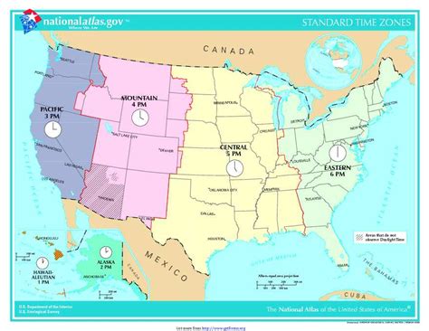 Time Zone Conversion Chart United States TimeChart Net