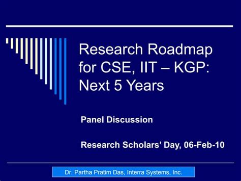 Research Roadmap For Cse Iit Kgp Next 5 Years Ppt Computing