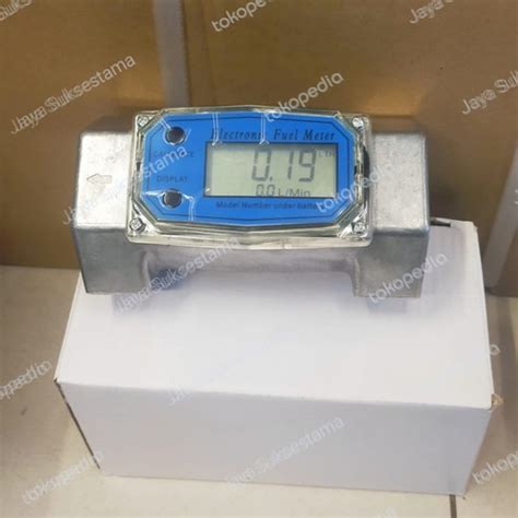 Jual Digital Flow Meter Turbine Inch Flow Meter Display LCD Digital Jakarta Barat Jaya