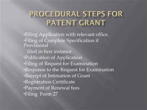 Types Of Patents Ppt