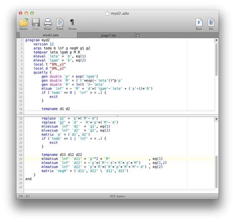 Stata Interface