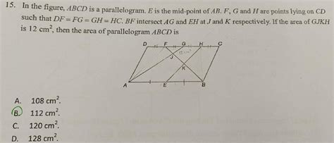 Answered 15 In The Figure Abcd Is A… Bartleby
