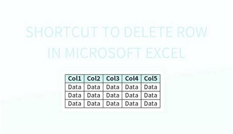 Efficient Method To Delete Rows In Microsoft Excel Excel Template Free Download Pikbest