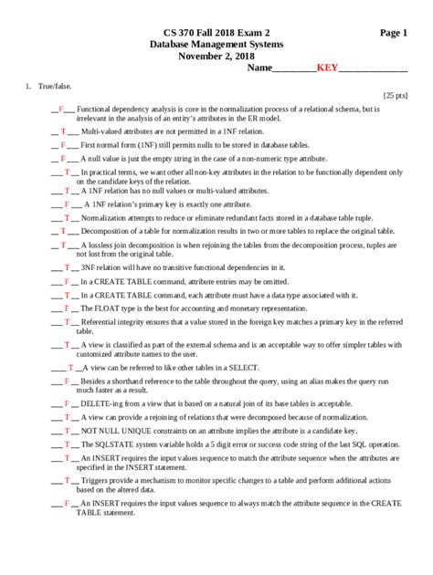 Q1 A Explain Functional Dependency With Example B Jcsites