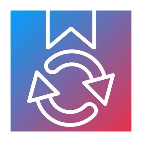 Premium Vector Package Recycle Icon Style