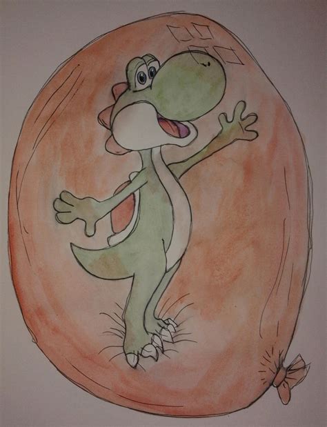 Yoshi In Balloon By Nymeriadire On Deviantart