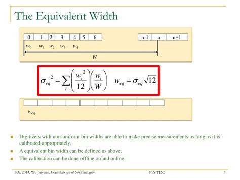 Ppt Uneven Bin Width Digitization And A Timing Calibration Method