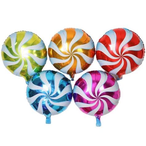 18 Candy Balloons Candy Land Party Decoration Lollipop Balloons Candy Birthday Supplies