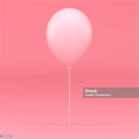 핑크 3d 공기 풍선 기념일 생일 축하 축제 축 하 현실적인 벡터 3차원 형태에 대한 스톡 벡터 아트 및 기타 이미지 3차원 형태 결혼식 고무 Istock